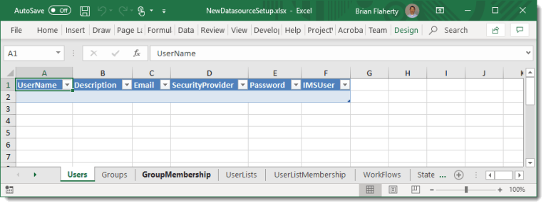 HowTo: Setup New Datasource