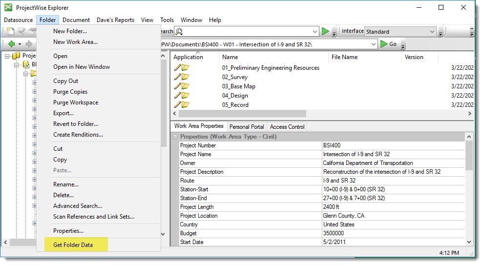 HowTo: PW Tools – Get Folder Data (Updated)